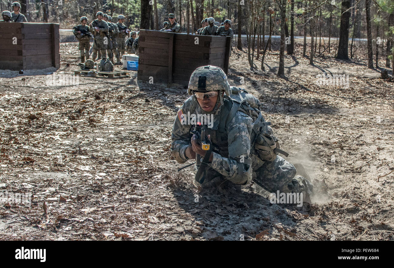 A Soldier in Basic Combat Training with C Company, 1st Battalion, 61st ...