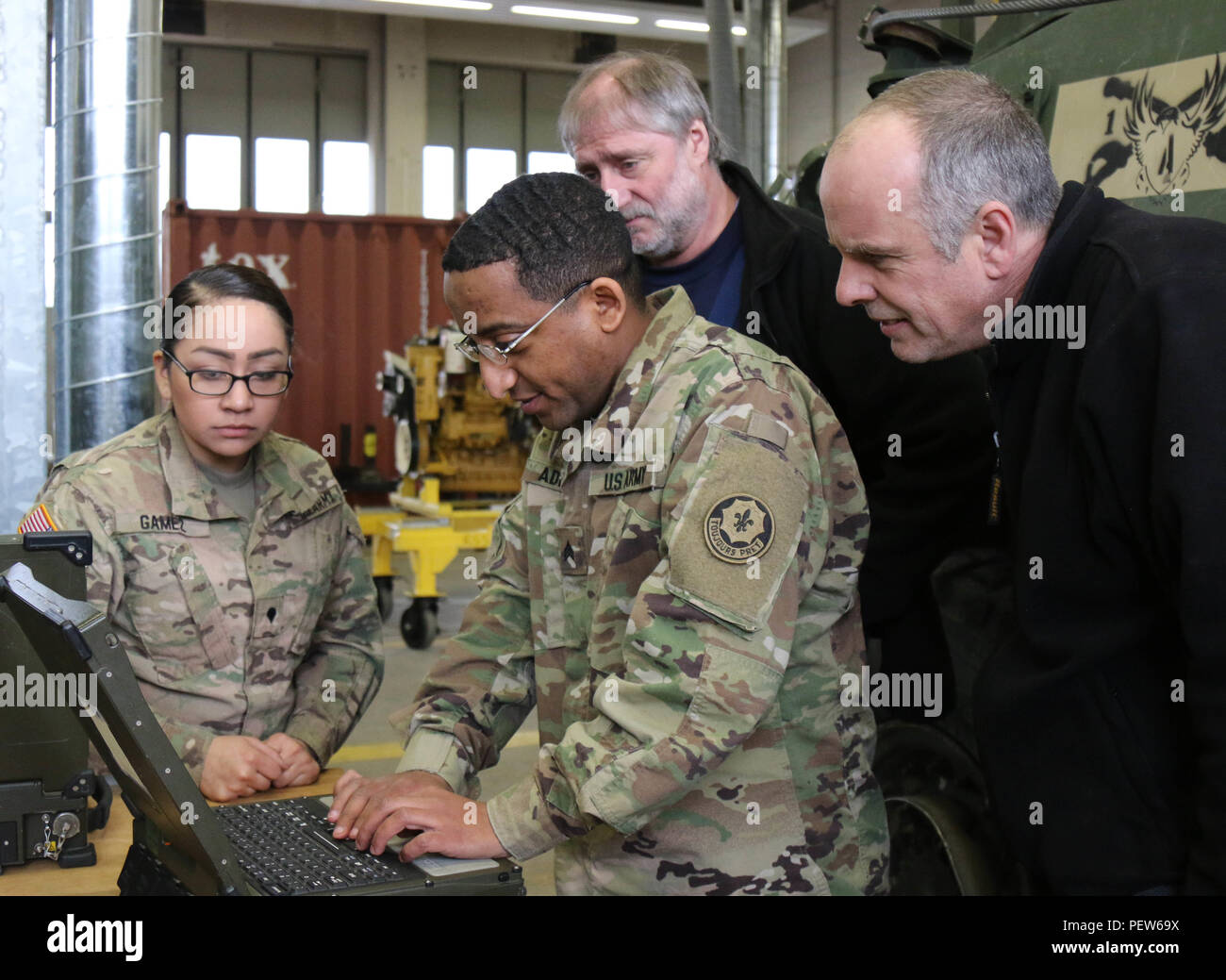 Soldiers assigned to 2nd Cavalry Regiment participate in the Stryker ...