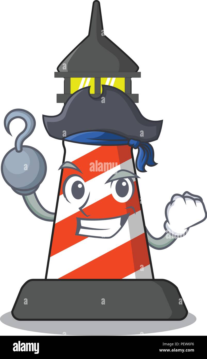 Pirate lighthouse character cartoon style Stock Vector Image & Art - Alamy