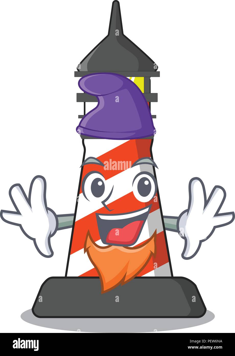 Elf lighthouse character cartoon style Stock Vector Image & Art - Alamy