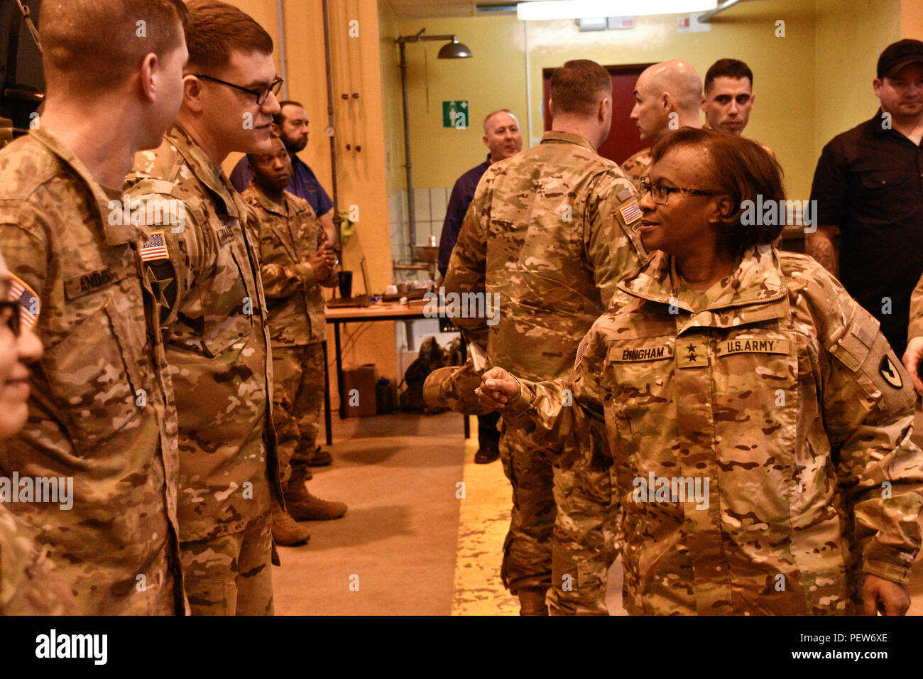 Maj. Gen. Gwendolyn Bingham (right), the TACOM Life Cycle Management ...