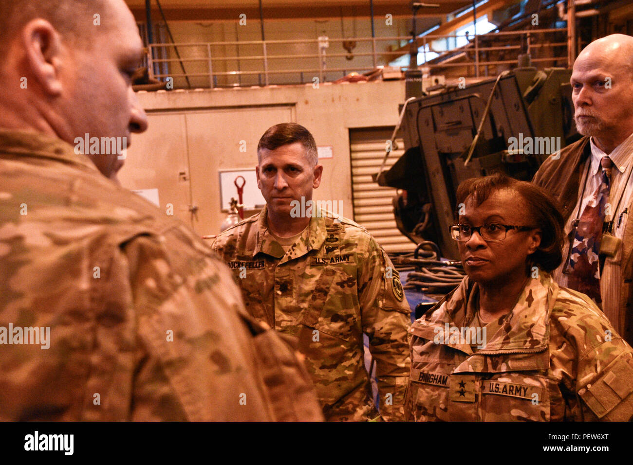 Chief Warrant Officer 3 Yann Jugeat (left), the Squadron Maintenance ...
