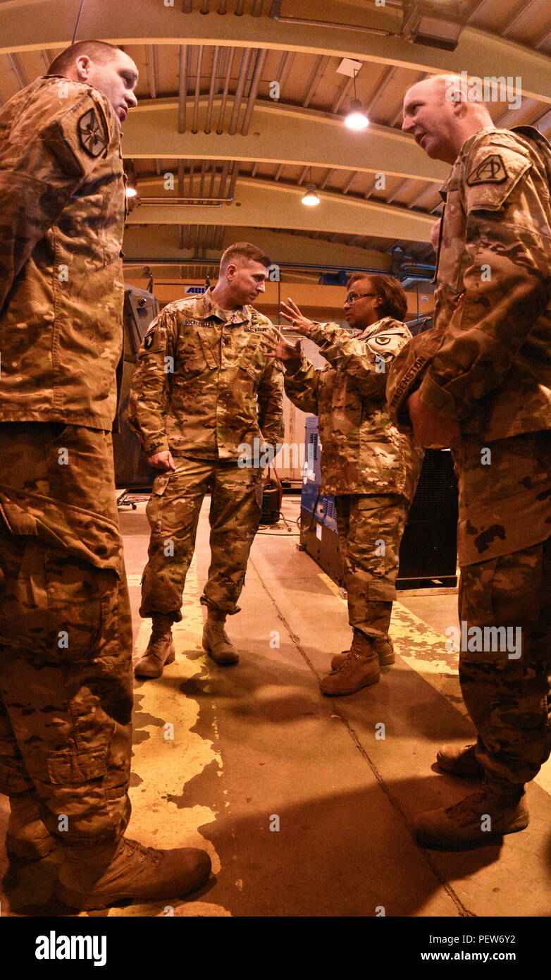 Chief Warrant Officer 3 Yann Jugeat (left), the Squadron Maintenance ...
