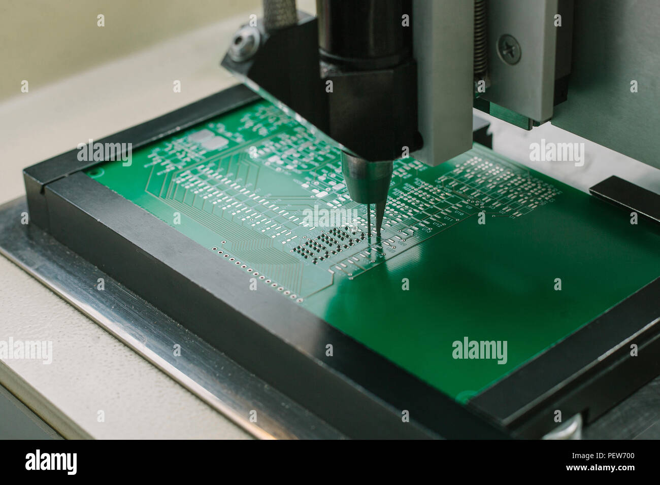 Microchip assembly line hi-res stock photography and images - Alamy