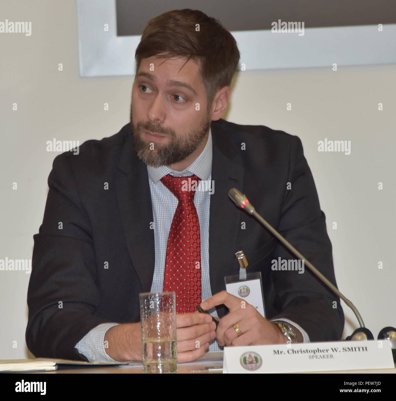 Christopher Smith, director of the Bureau of International Narcotics ...