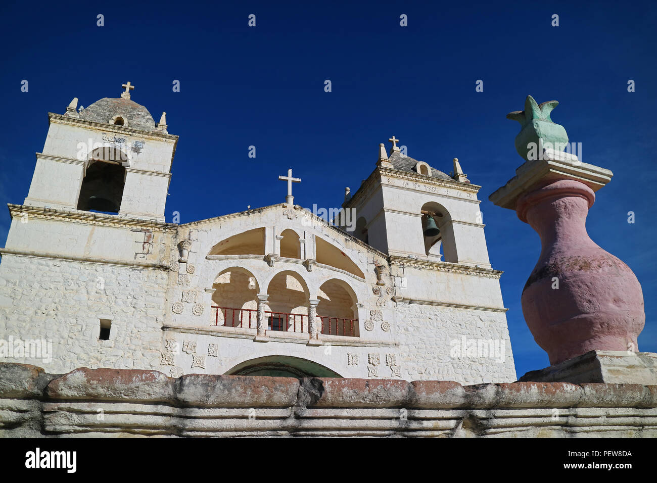 Church of Santa Ana de Maca, a beautiful church in Colca canyon ...