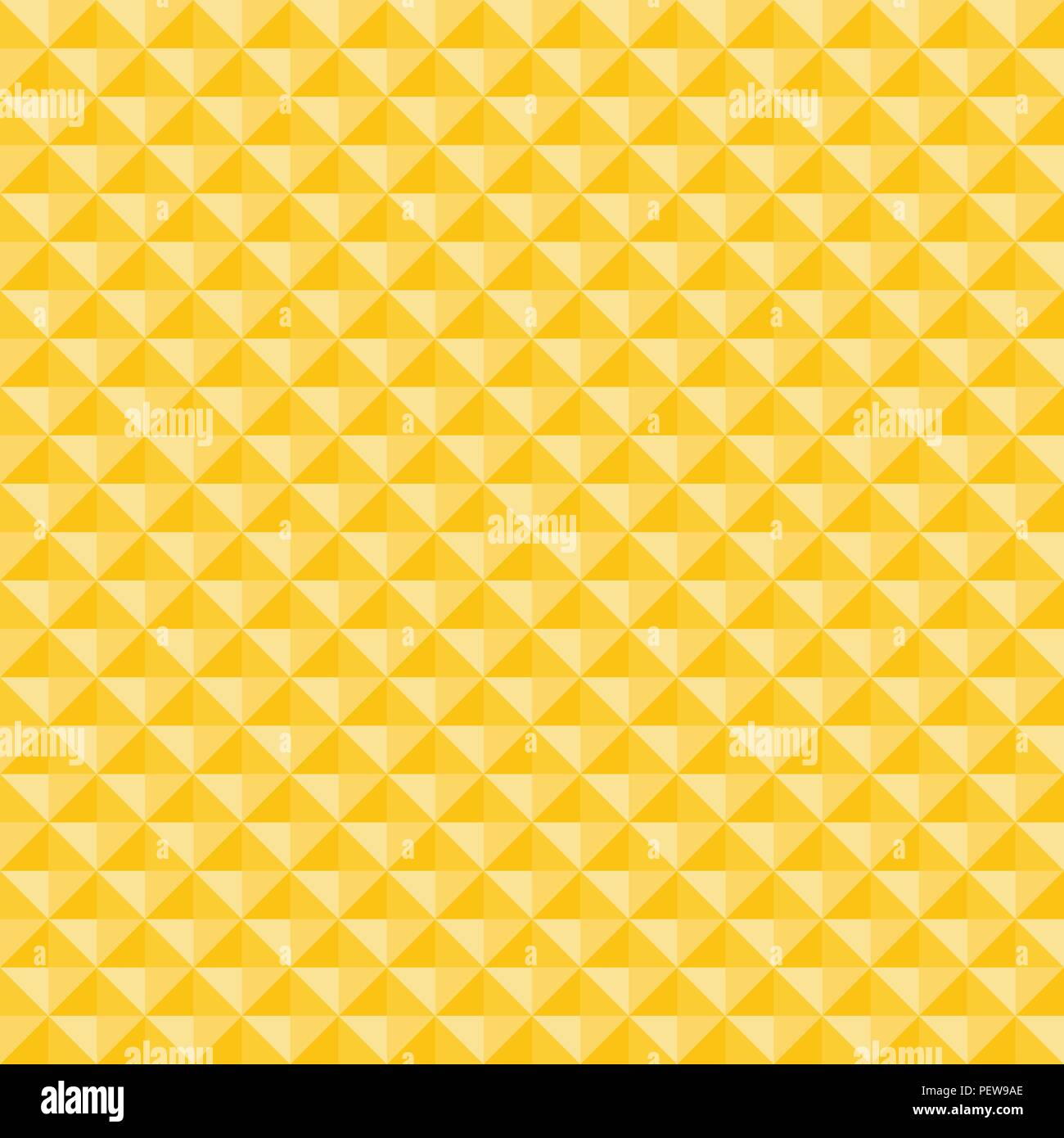 Yellow geometric triangles pattern seamless background and texture ...
