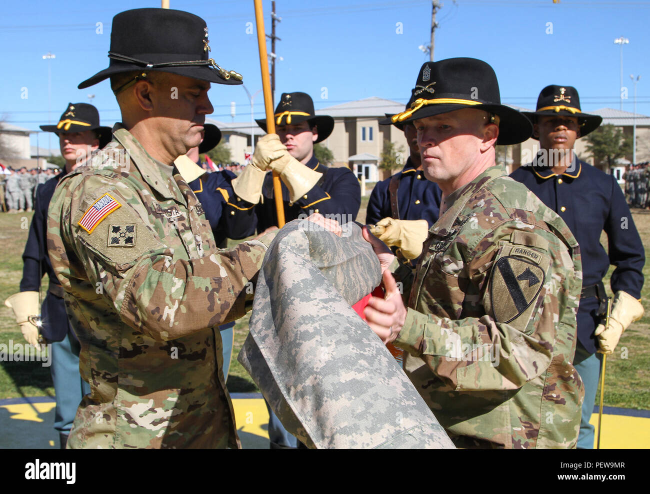 Col. John DiGiambattista (left), commander, 1st Armored Brigade Combat ...