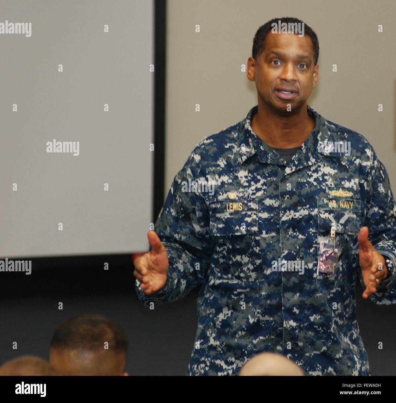 Capt. Todd A. Lewis, USN Commodore Amphibious Squadron Six, emphasized ...