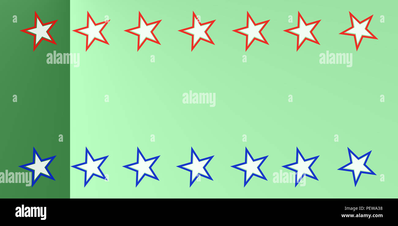 red blue outlined stars on a colored surface - geometric shapes ...