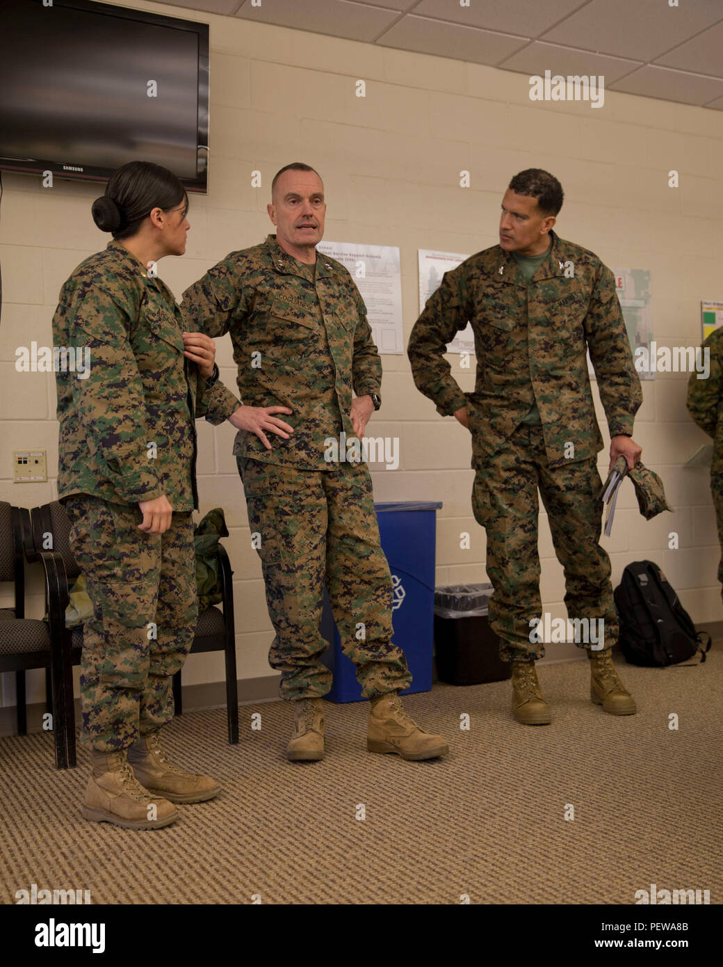 Maj. Gen. Vincent A. Coglianese, 1st Marine Logistics Group Commander ...