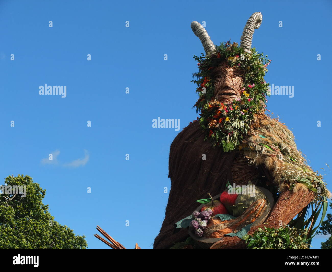 Impressive Green Man sculpture built by Pyrite Creative for the Green ...