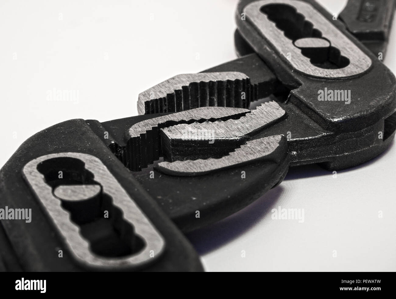 Pliers on white background Stock Photo - Alamy
