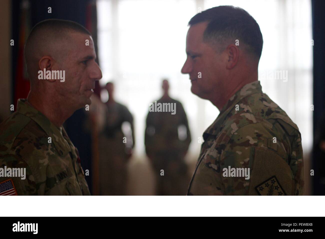 Command Sgt. Maj. Harold E. Dunn IV, Command Sergeant Major 20th CBRNE Command relinquishes ...