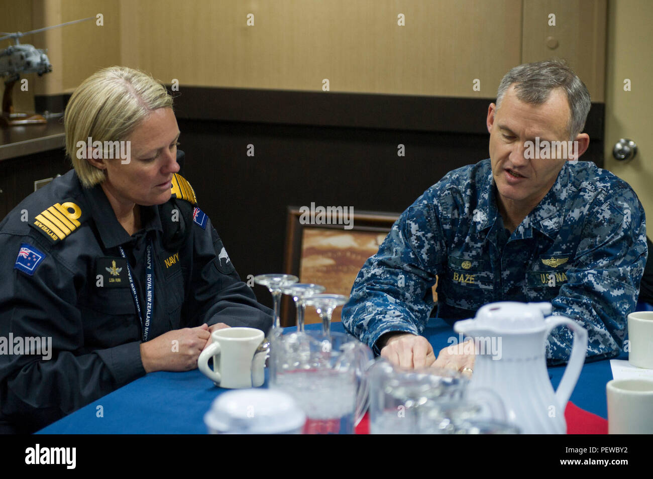 160204-N-VR008-066 SAN DIEGO (Feb. 4, 2016) – Capt. Michael W. Baze ...
