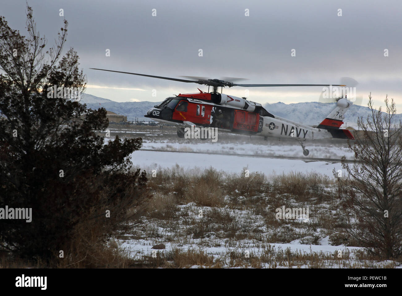 FALLON, Nev. (February 2, 2016) An MH-60S Seahawk attached to the ...