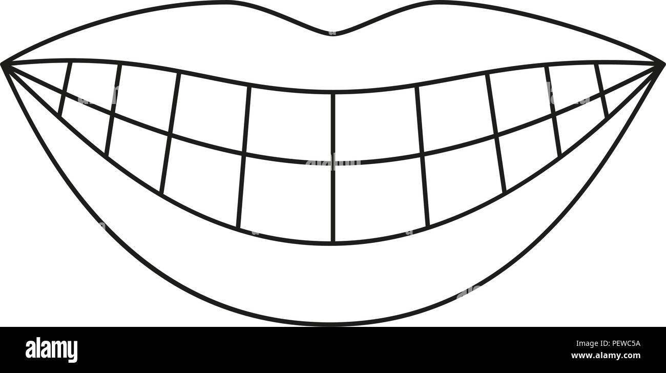 Smile Clipart Black And White