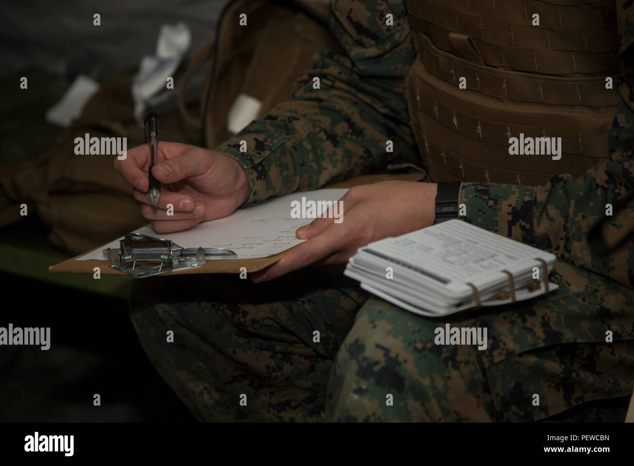 U.S. Navy HM3 Joshua Hightower, a hospital corpsman with 3D Marine ...