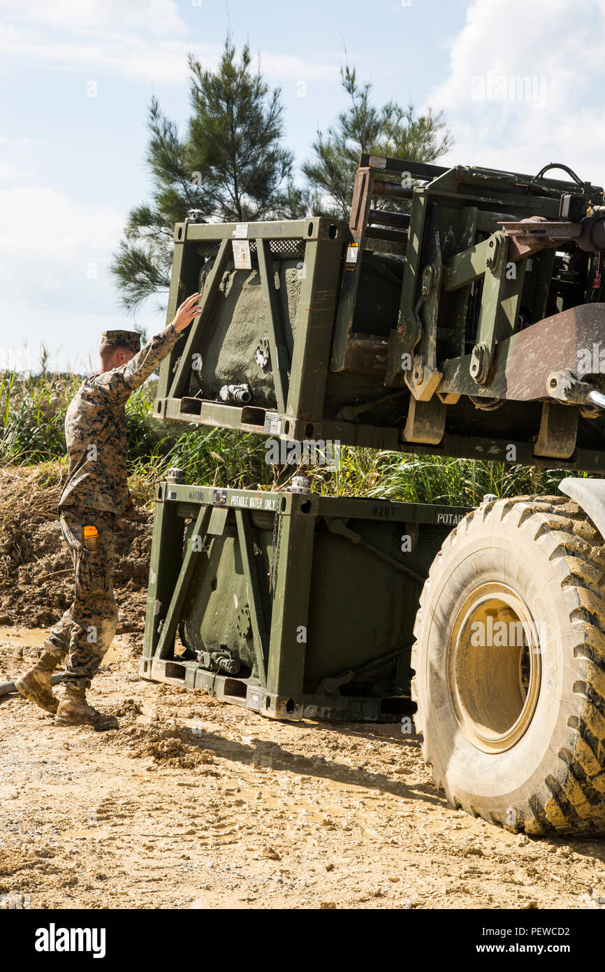 U.S. Marine Corps Cpl. Derick A. Meyer, engineer with III Marine ...