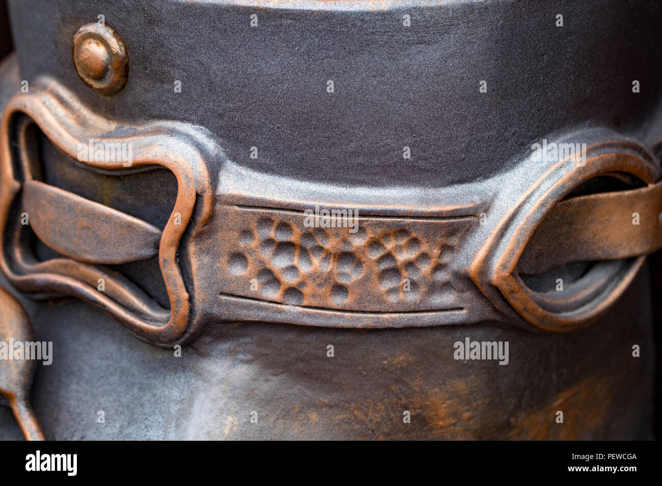 The fragment of forged metal products. close-up Stock Photo - Alamy