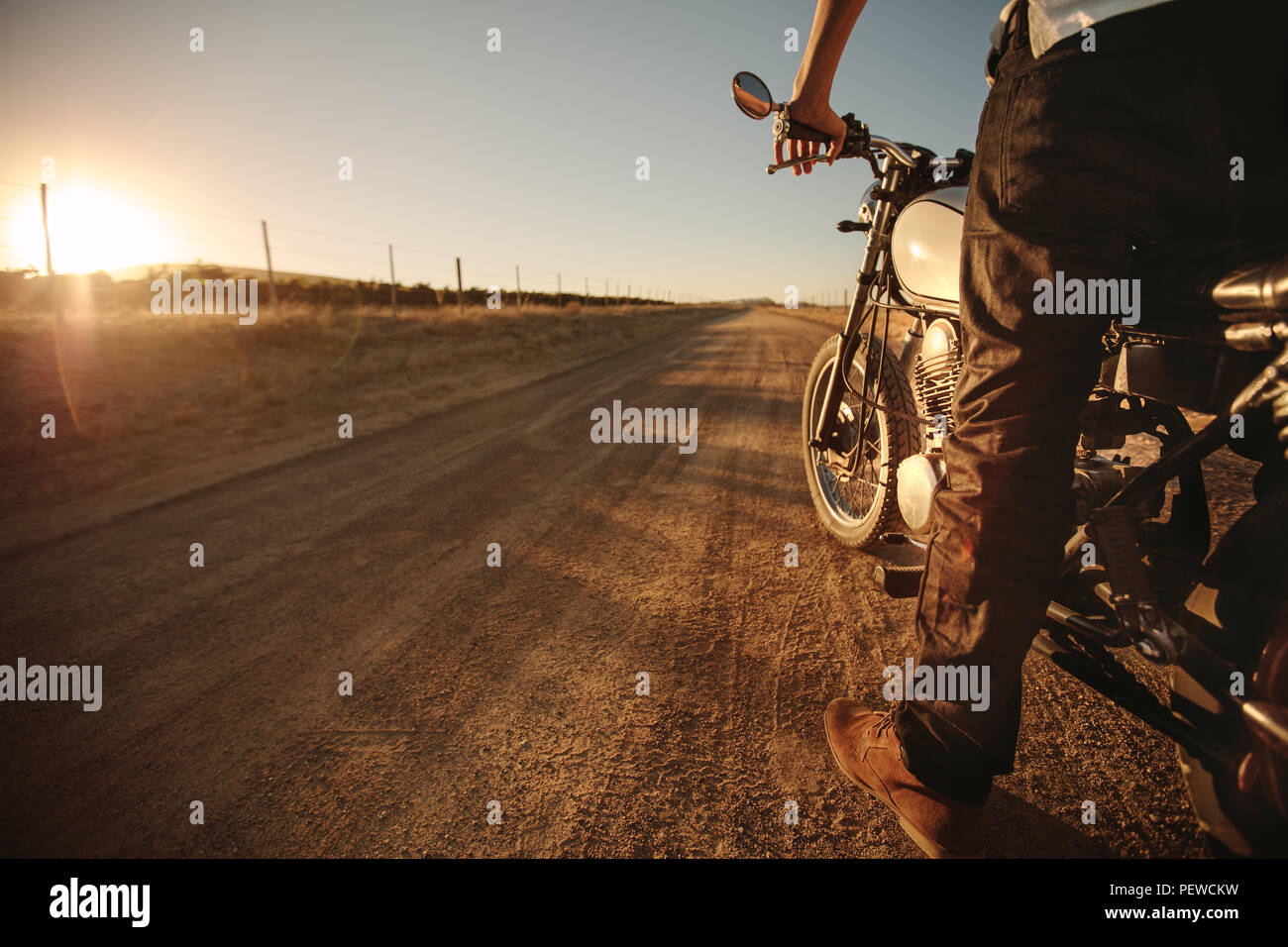 Motorcycle view of road hi-res stock photography and images - Alamy