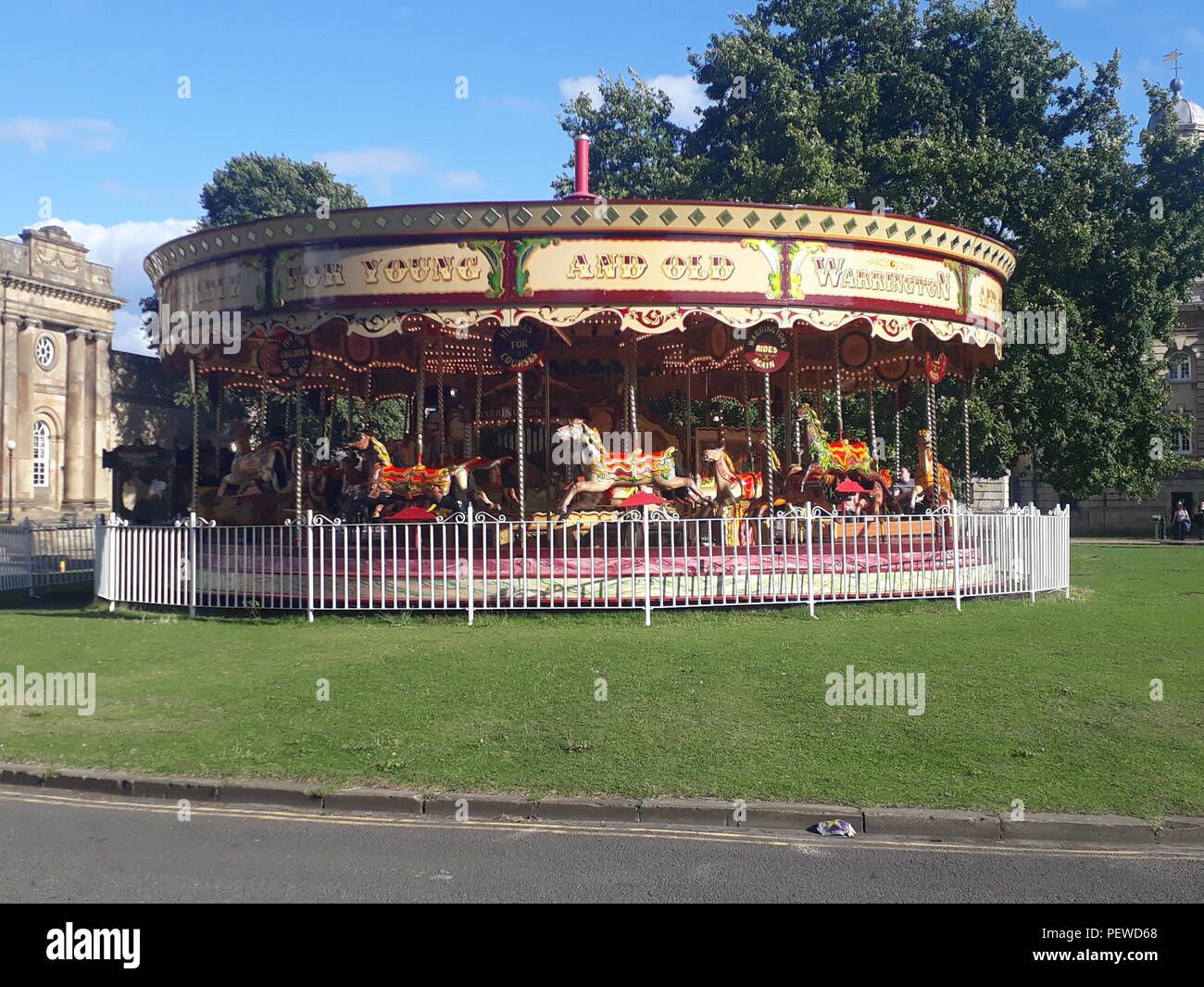 Castle Museum York and carousel Stock Photo - Alamy