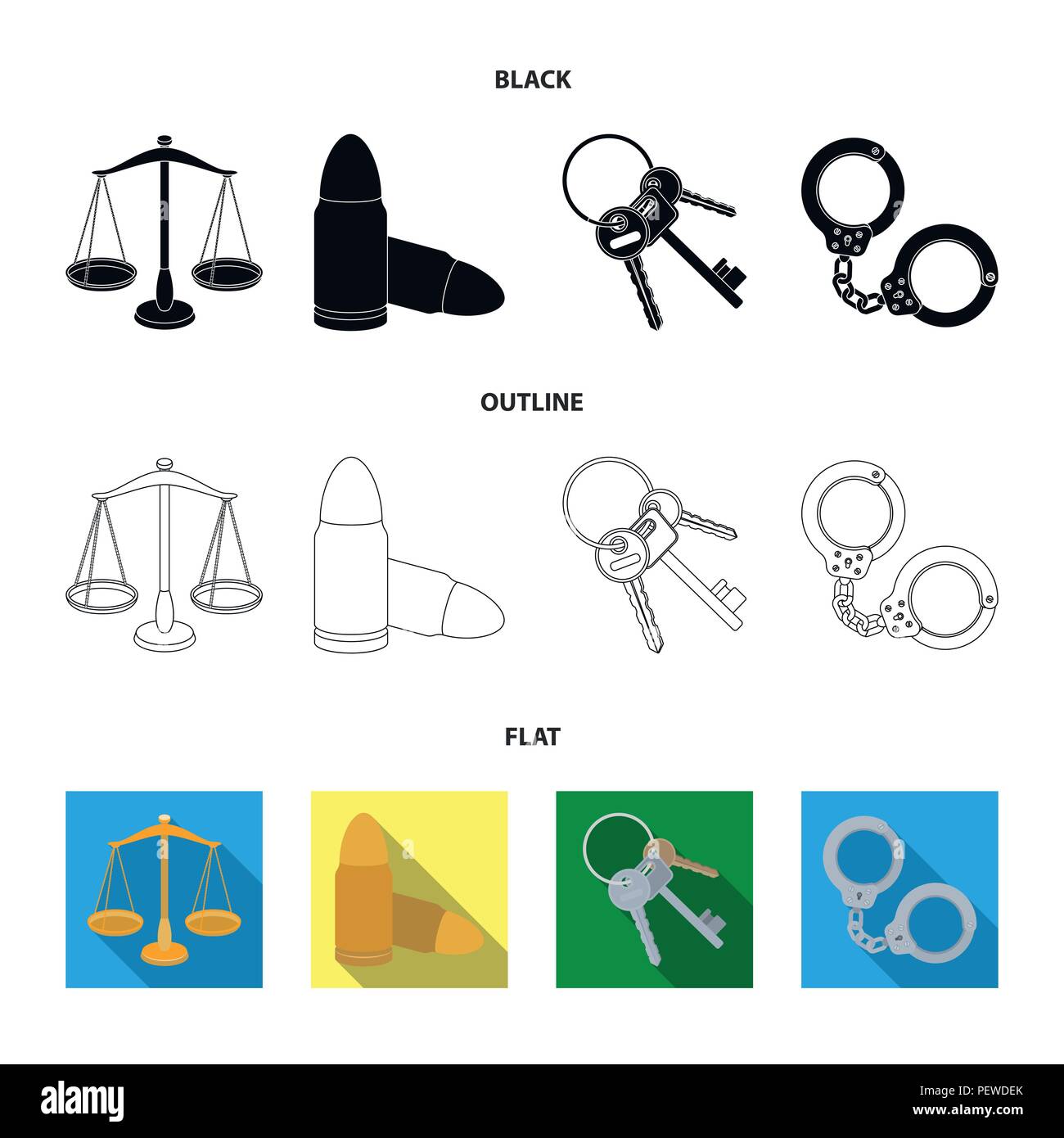 Prison keys Stock Vector Images - Alamy