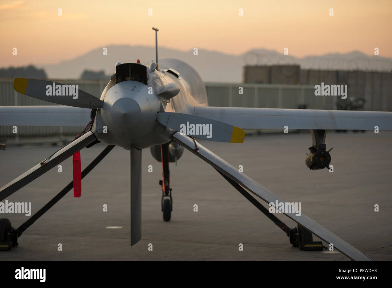 An MQ-1B Predator from the 62nd Expeditionary Reconnaissance Squadron ...