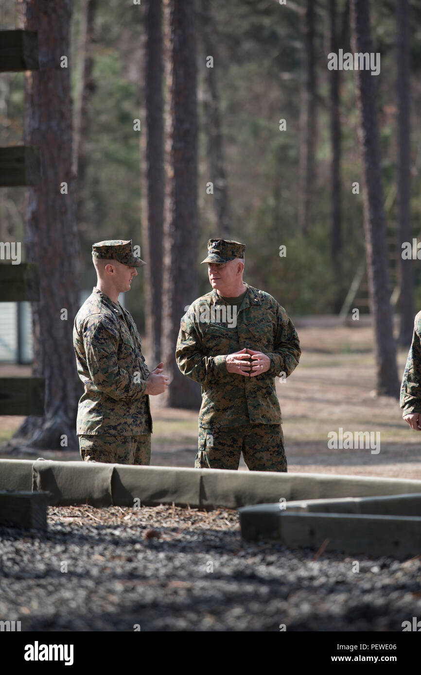 U.S. Marine Capt. William Krieger, Operations Officer, Support ...