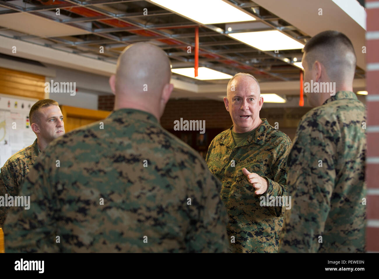 U.S. Navy Chaplain Rear Adm. Brent Scott, Chaplain of the Marine Corps ...