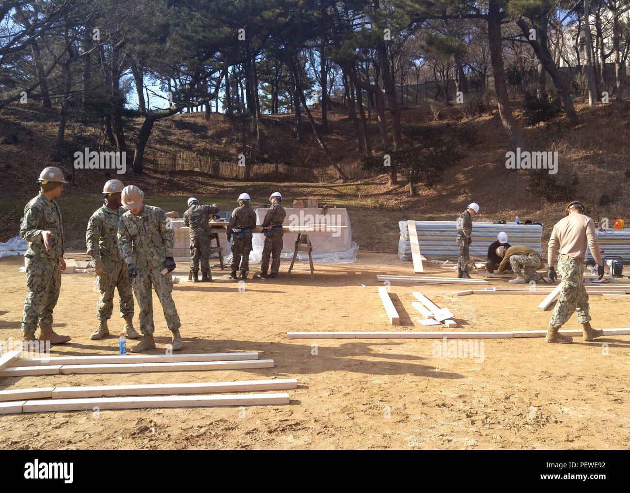 160202-N-ZZ999-002 CHINHAE, Republic of Korea (Feb. 2, 2016) Seabees of ...