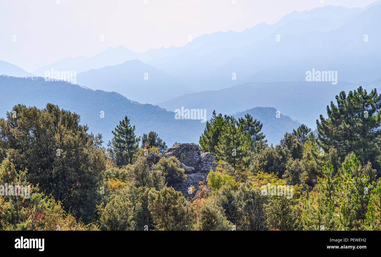 Corsica landscapes France Europe Stock Photo - Alamy