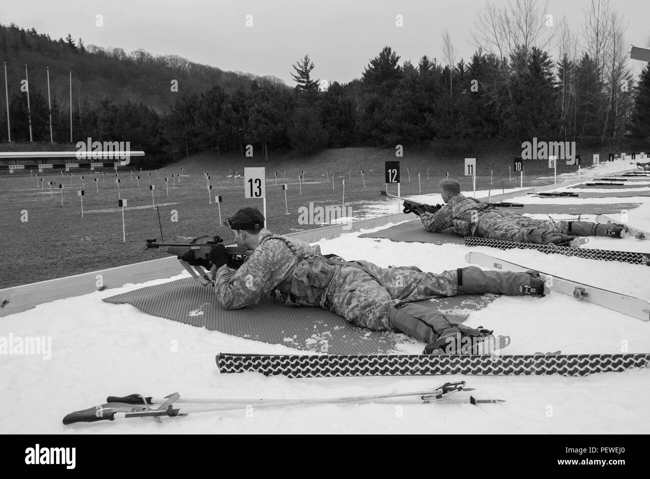 Army live firing range Black and White Stock Photos & Images - Alamy