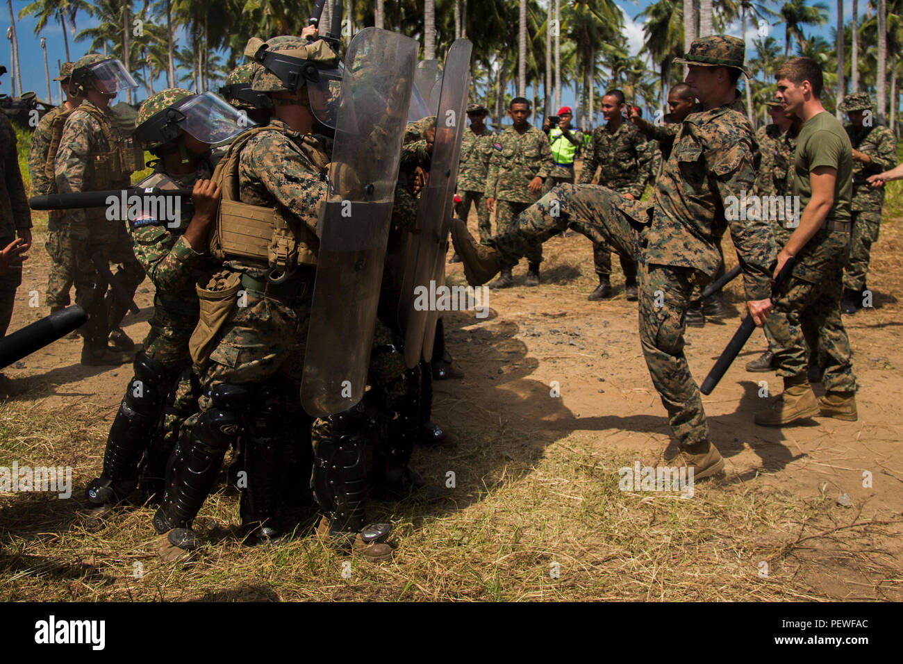 U.S. Marines and Sailors with 2nd Battalion, 4th Marine Regiment, and ...