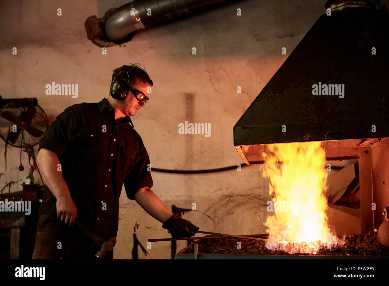 Metalworker Heating High Resolution Stock Photography and Images - Alamy