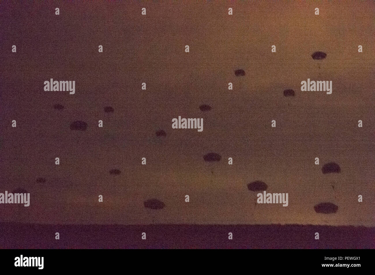 U.S. Army soldiers from the 82nd Airborne Division jump over Sicily ...