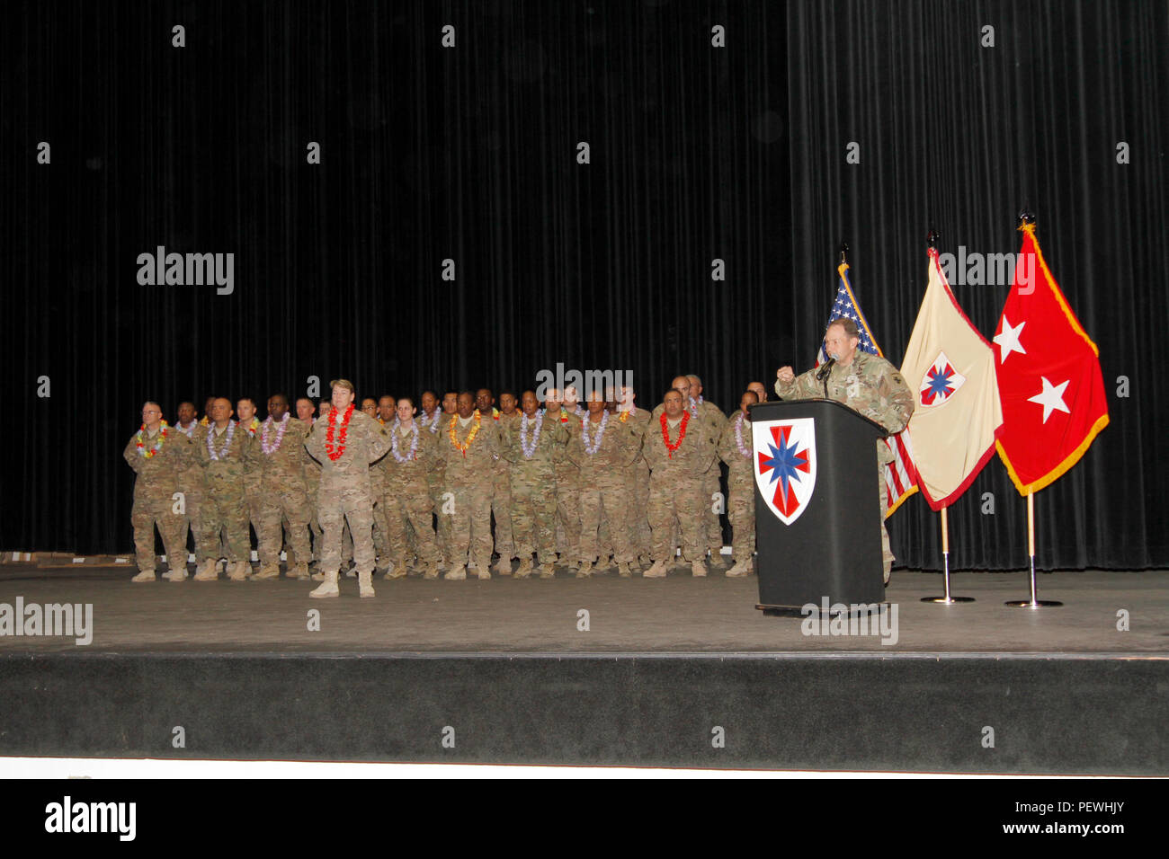 Maj. Gen. Edward F. Dorman III, commander of 8th Theater Sustainment ...