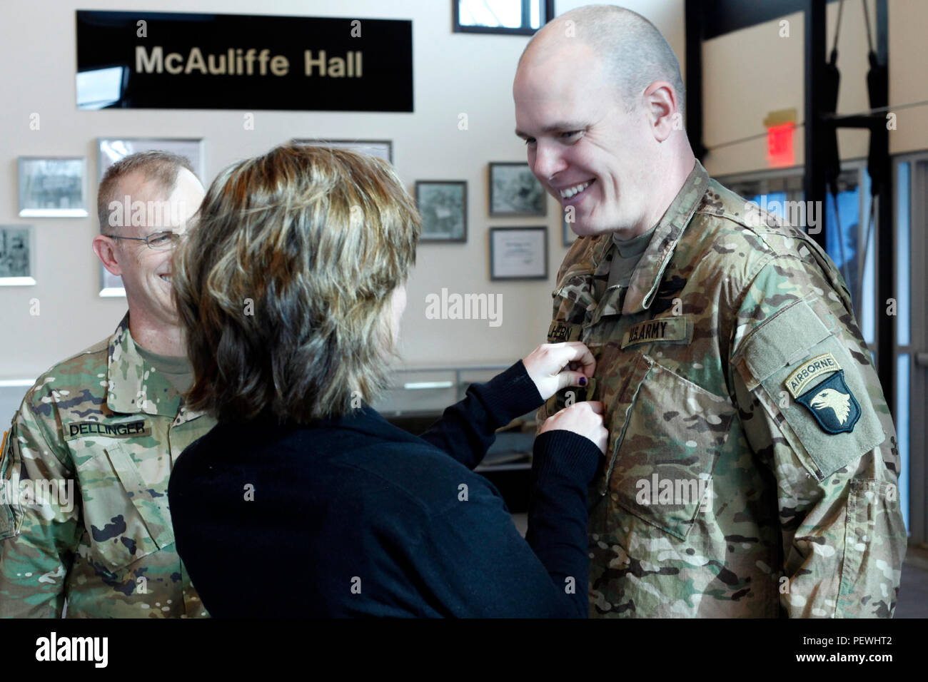 Lt. Col. Cory Mulhern, a liaison officer for the 101st Airborne ...