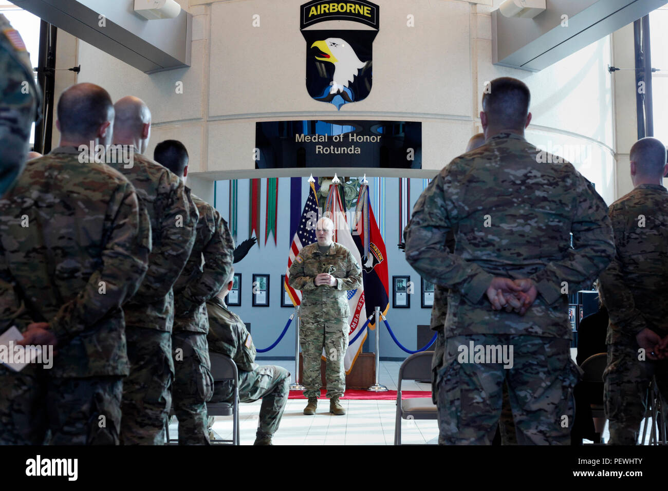 Lt. Col. Cory Mulhern, a liaison officer for the 101st Airborne ...