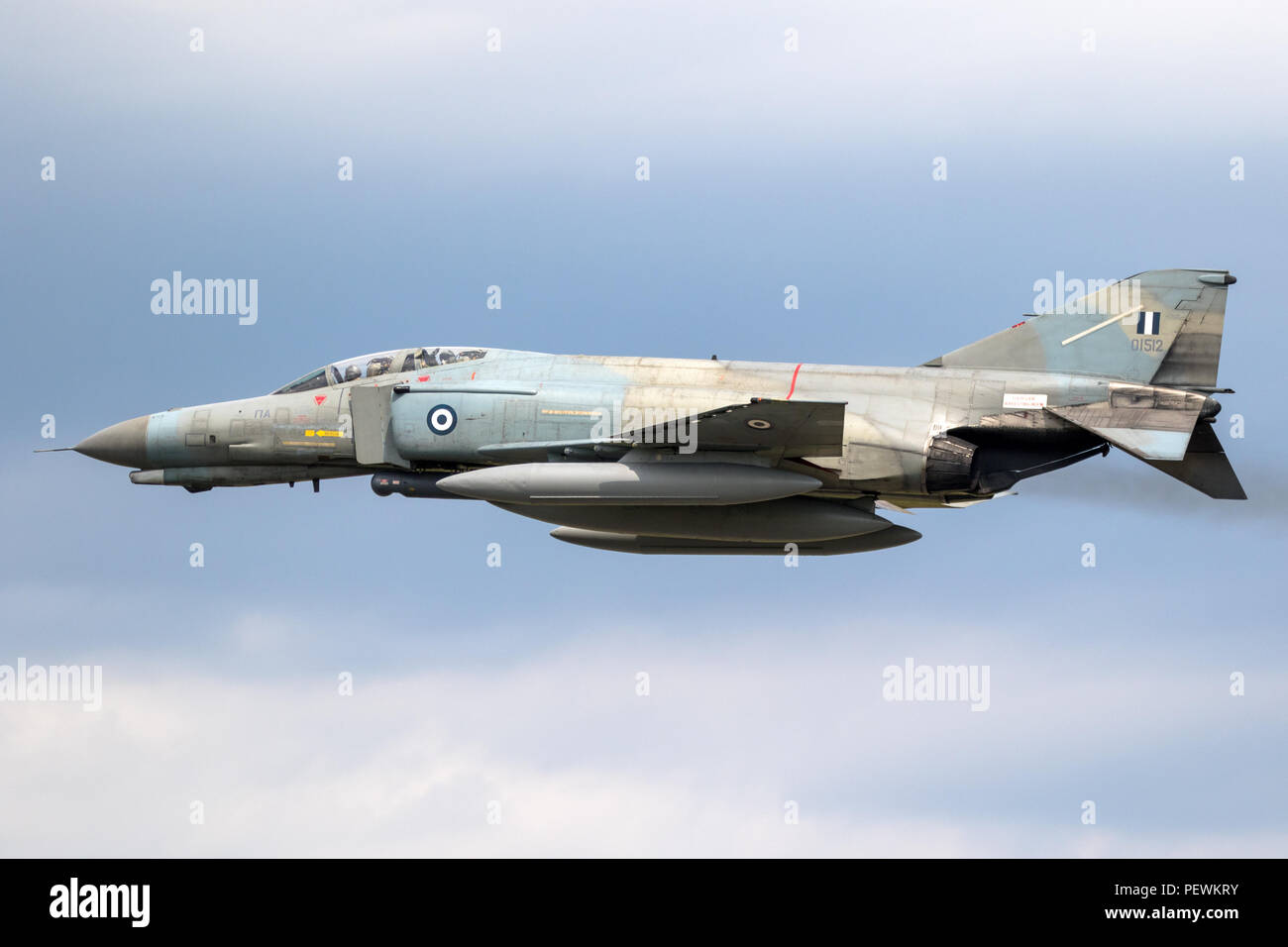 FLORENNES, BELGIUM - JUN 15, 2017: Greek Air Force F-4 Phantom fighter ...
