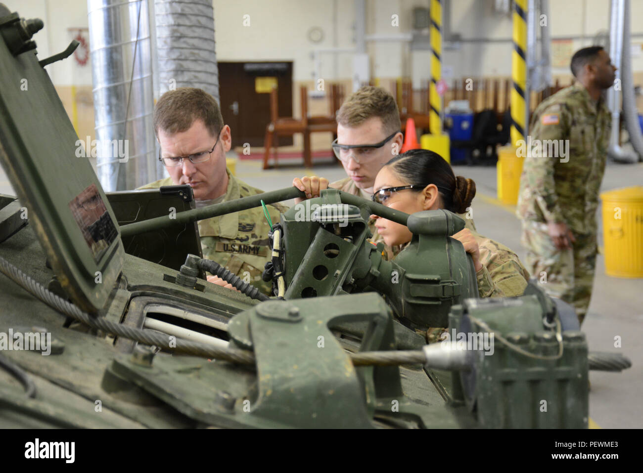 Soldiers assigned to 2nd Cavalry Regiment participate in the Stryker ...