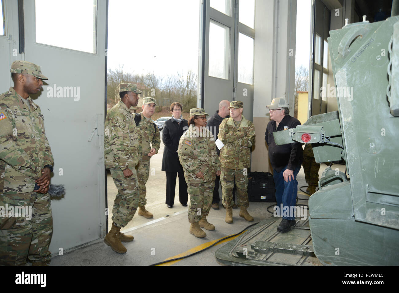 Maj. Gen. Gwendolyn Bingham, commander of U.S. Army Tank-automotive and ...