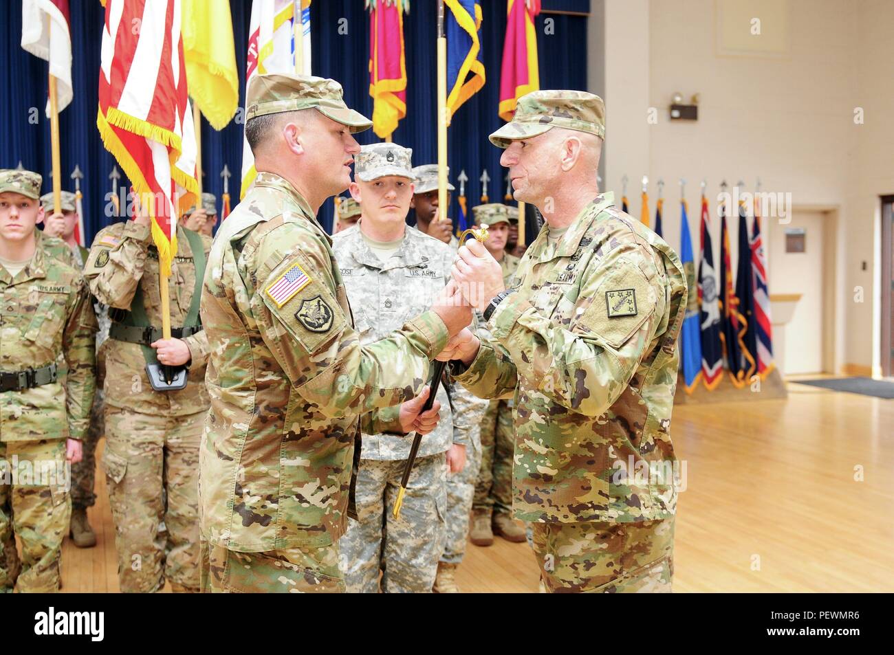 Command Sgt. Maj. Harold E. Dunn IV, command sergeant major 20th CBRNE Command relinquishes ...