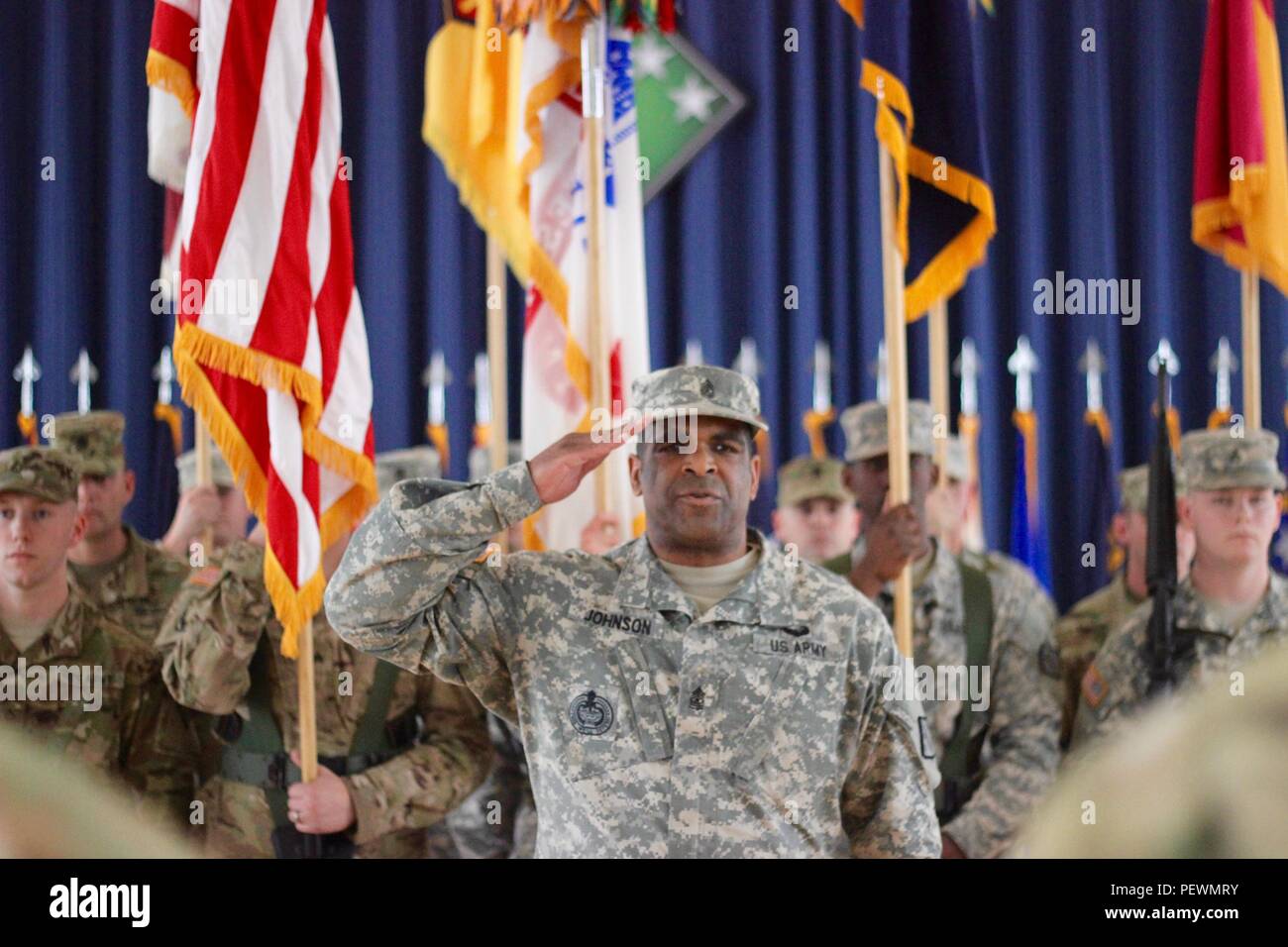 Command Sgt. Maj. Harold E. Dunn IV, command sergeant major 20th CBRNE Command relinquishes ...