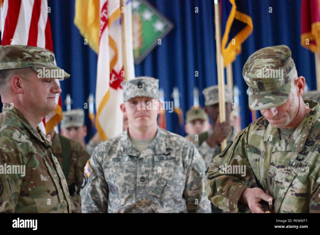 Command Sgt. Maj. Harold E. Dunn IV, command sergeant major 20th CBRNE ...