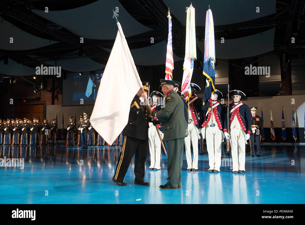 Gen. Alberto Mejia, Colombian army commander passes the Conference of ...