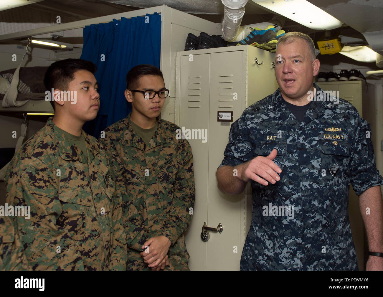 OKINAWA, Japan (Feb. 2, 2016) –Capt. Thomas Kait, chief of staff for ...