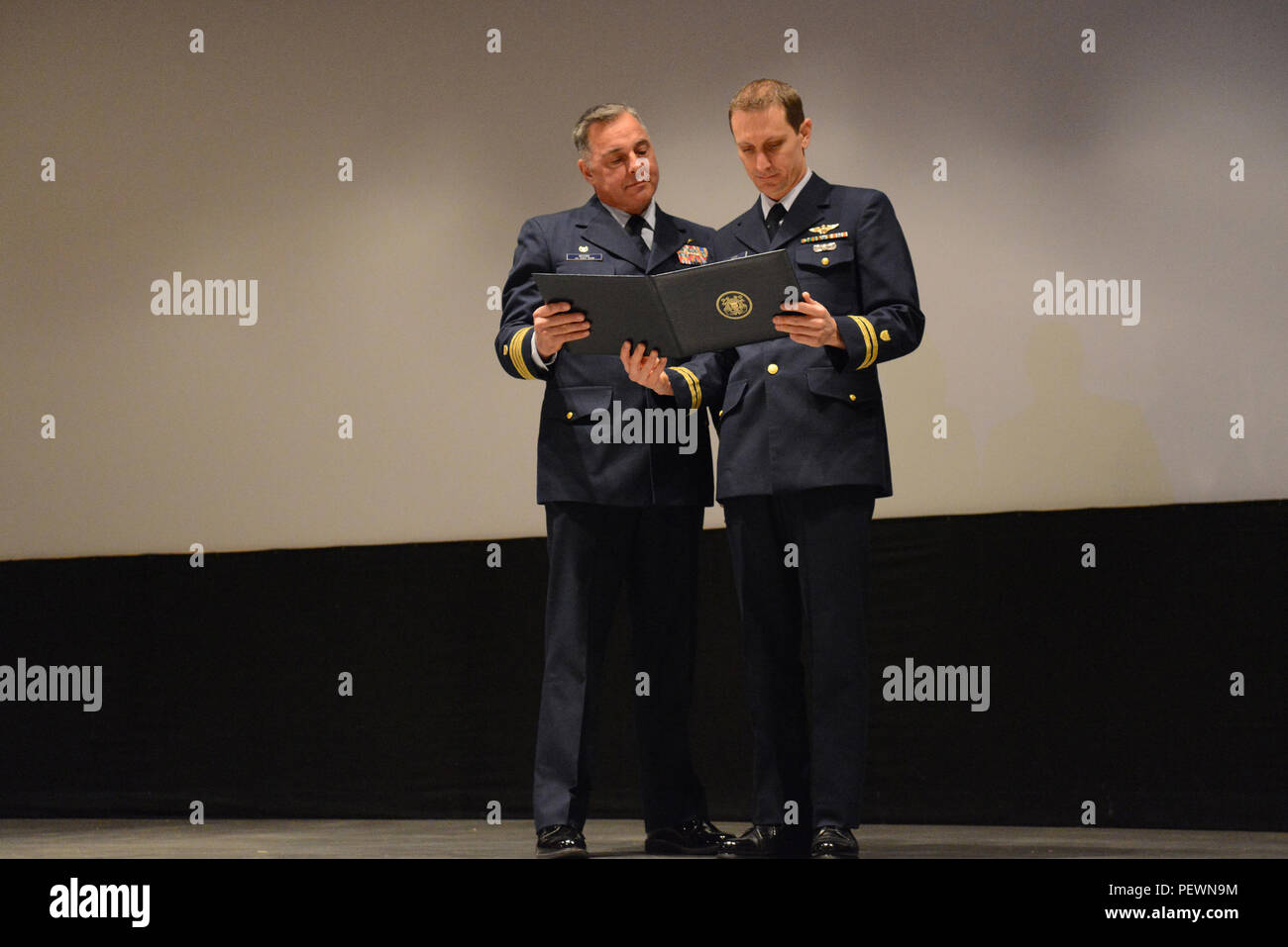 Capt. Mark Morin, commanding officer of Coast Guard Air Station Kodiak ...