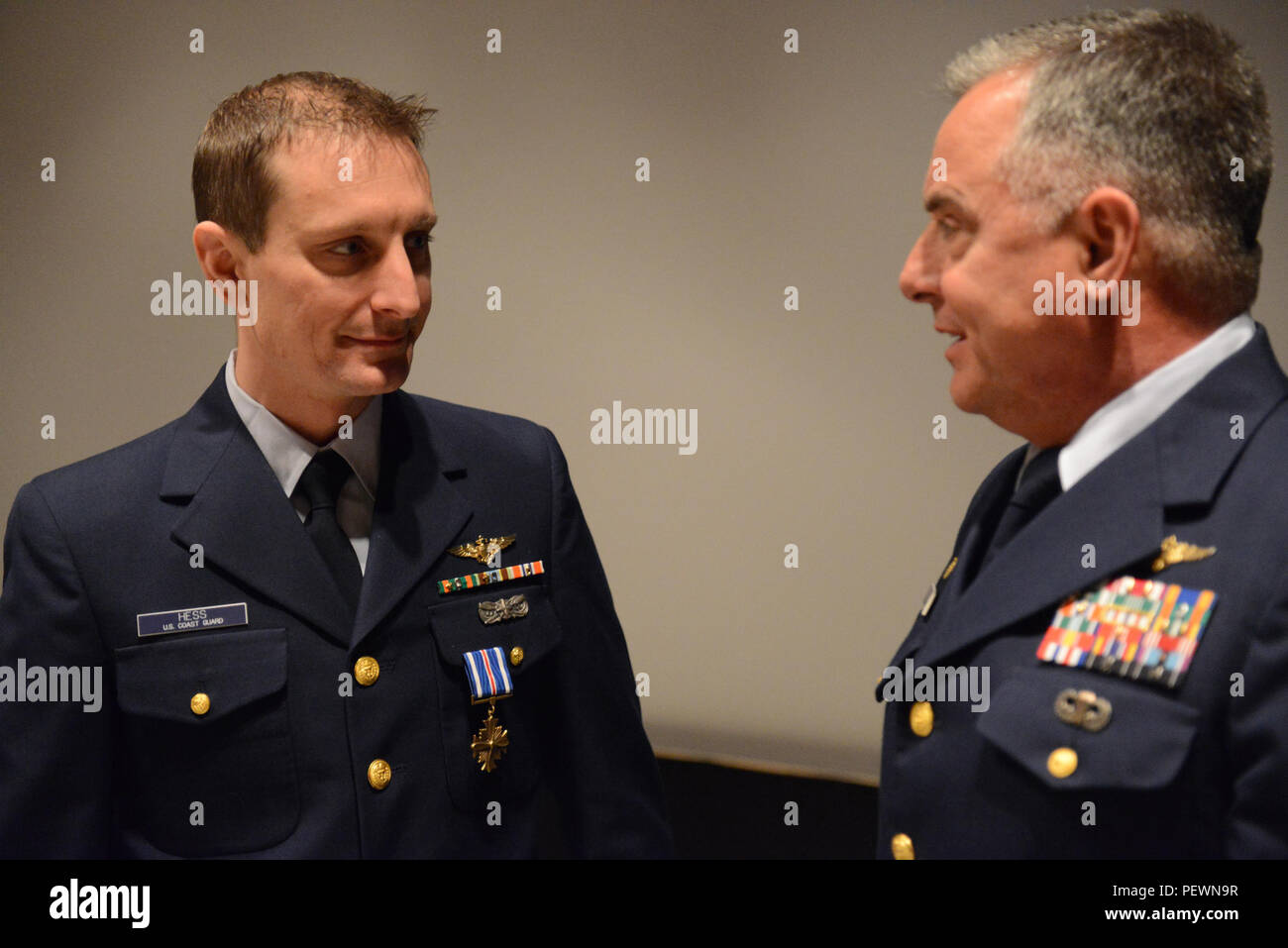 Lt. John Hess, a Coast Guard Air Station Kodiak, Alaska, MH-60 Jayhawk ...