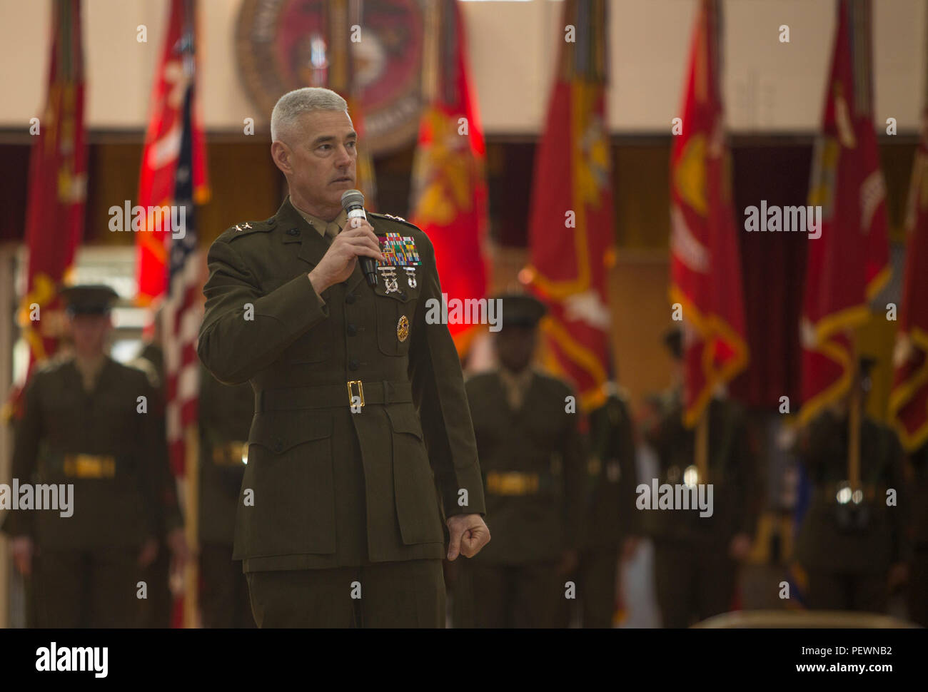 U.S. Marine Corps Maj. Gen. Brian D. Beaudreault, commanding general ...